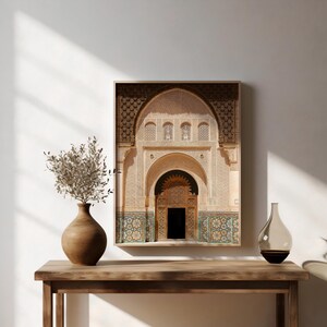 Islamic Mosque Wall Art, Muslim Home Decor Print, Wall Art for Living ...