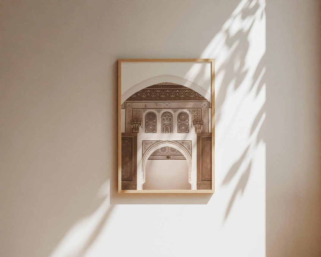 Islamic Wall Art, Vintage Mosque Print, Muslim Wall Print, Islamic Home ...