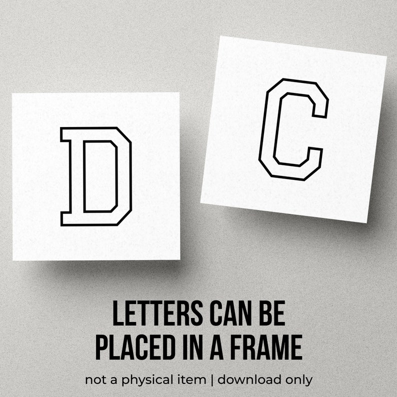 Printable Alphabet Letters Banners ABC A-Z Banners - Etsy