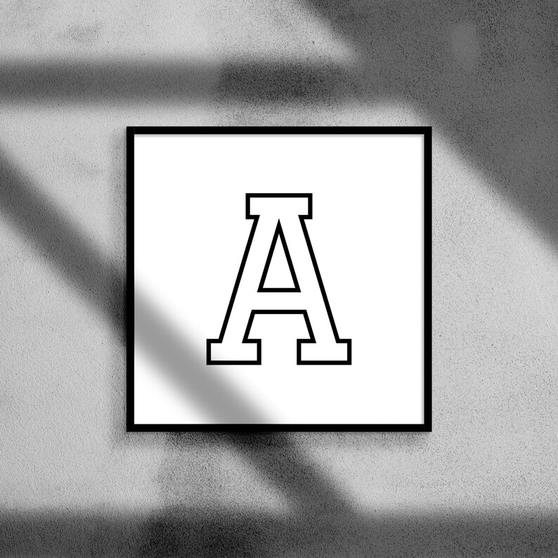 Printable Alphabet Letters Banners ABC A-Z Banners - Etsy