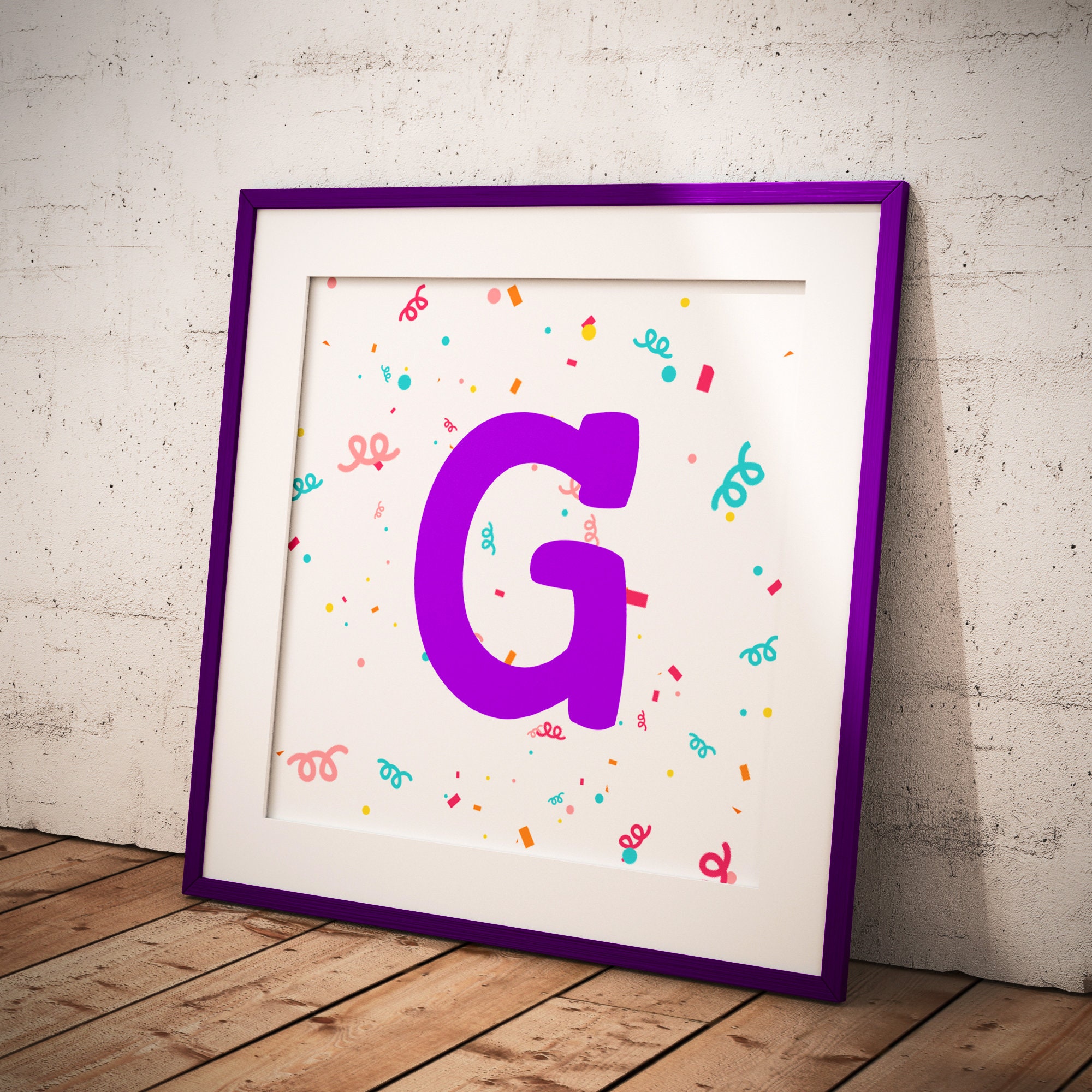 Printable Alphabet Letters Banners happy ABC A-Z Banners - Etsy