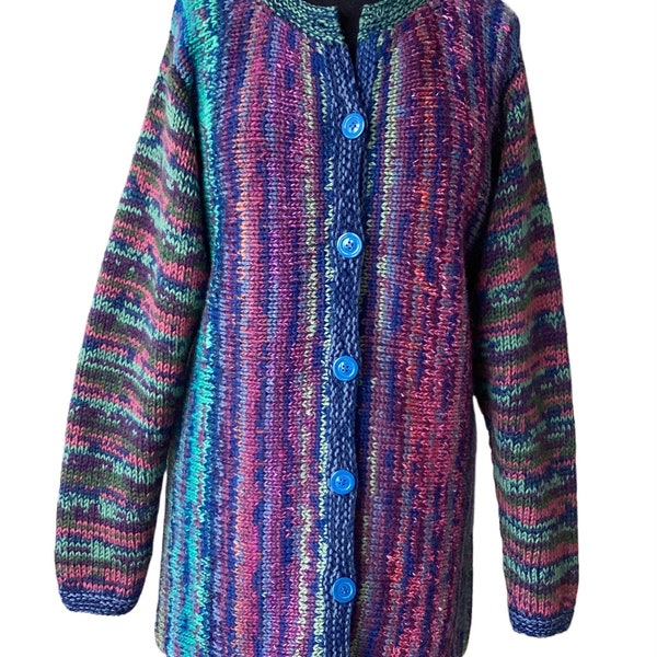 Hand Knit Jacket - Etsy