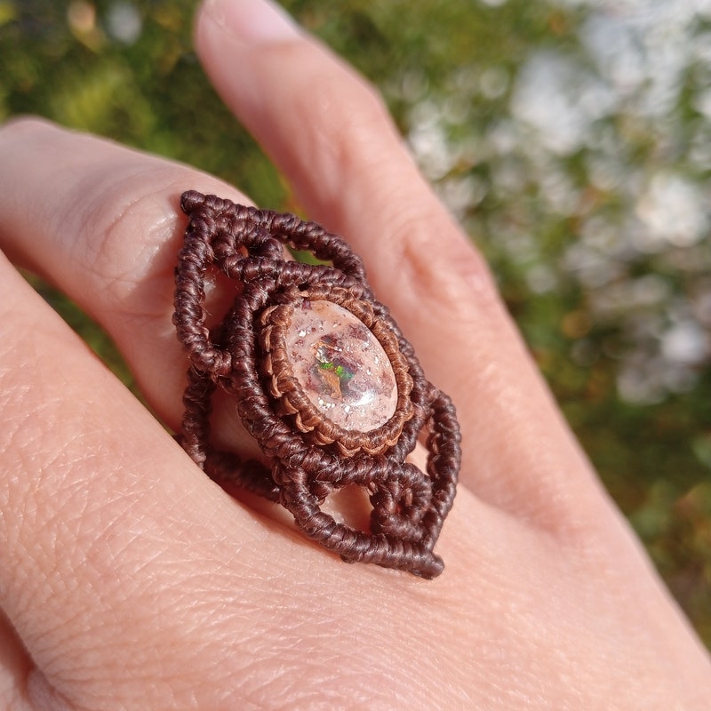 Macrame Ring - Etsy