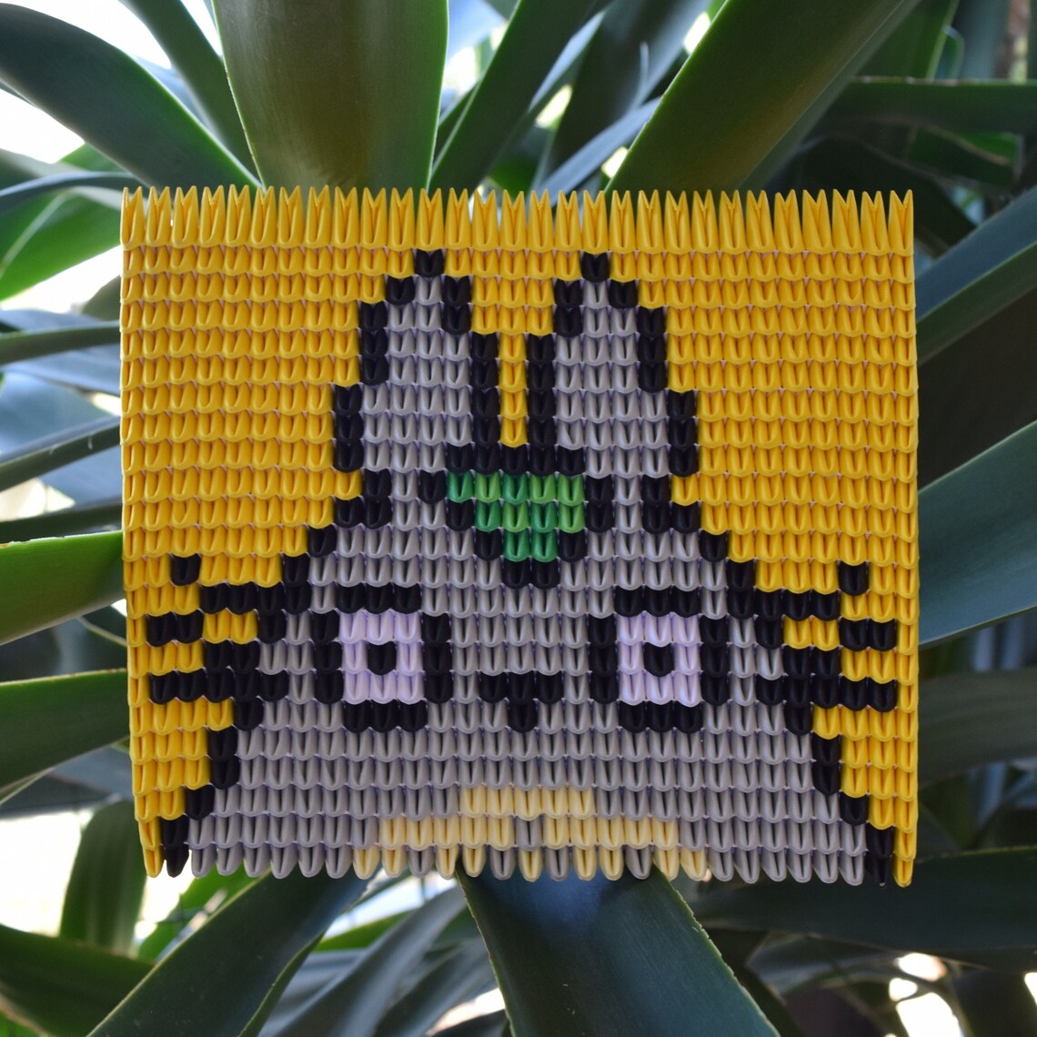 Totoro 3d Origami Pixel Art | My Neighbor Totoro | Anime Gift Idea ...
