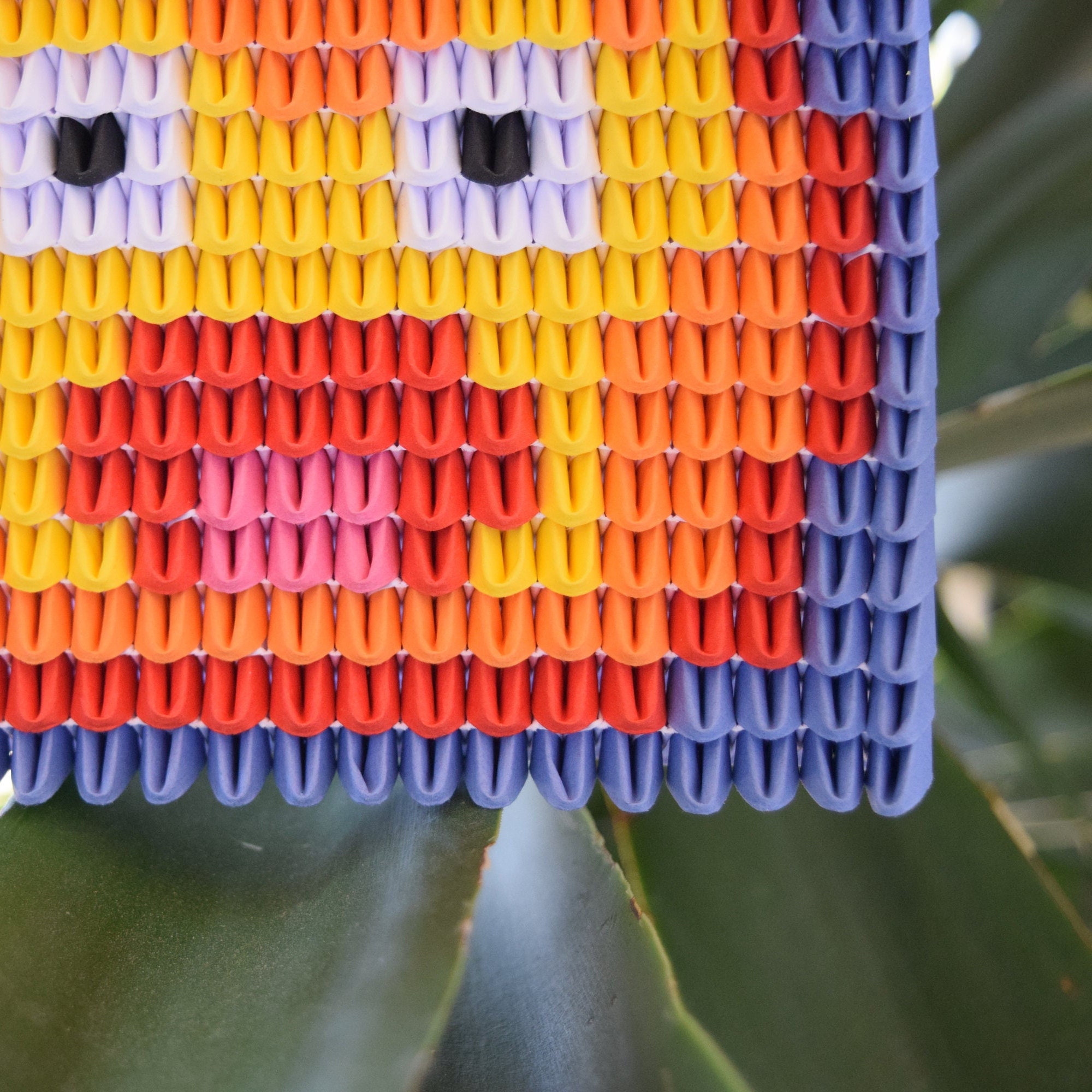 Howl' S Moving Castle Calcifer 3d Origami Pixel Art Studio Ghibli Art ...