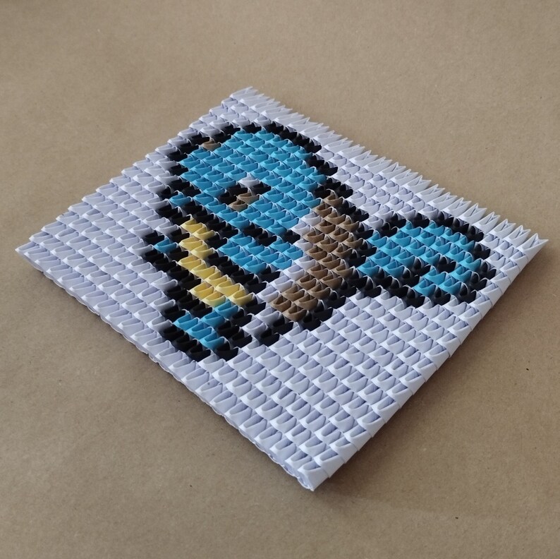 Squirtle Pokemon 3d Origami Painting - Etsy