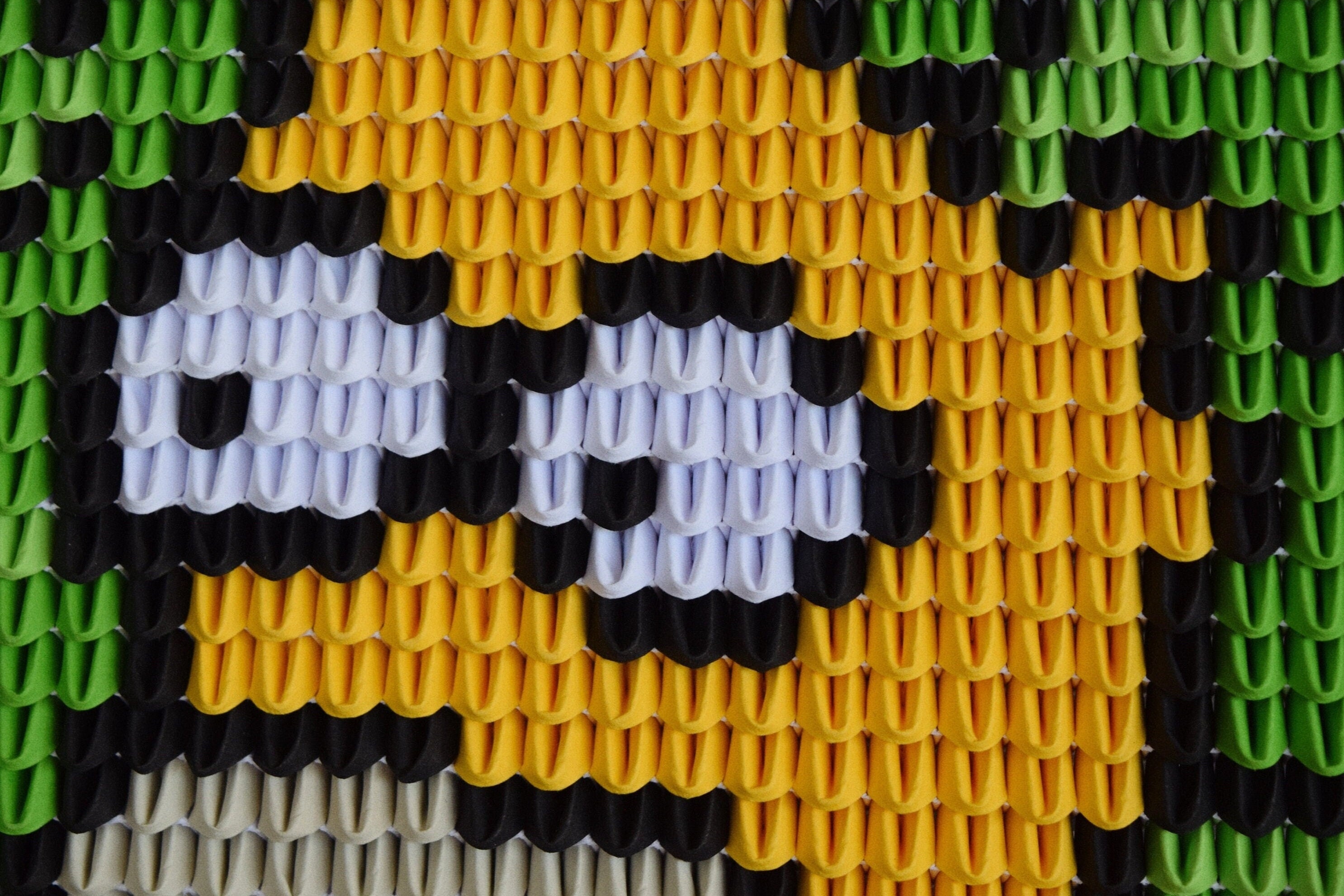 Homer in the Bushes the Simpsons 3D Origami Paper Pixel Art | the ...