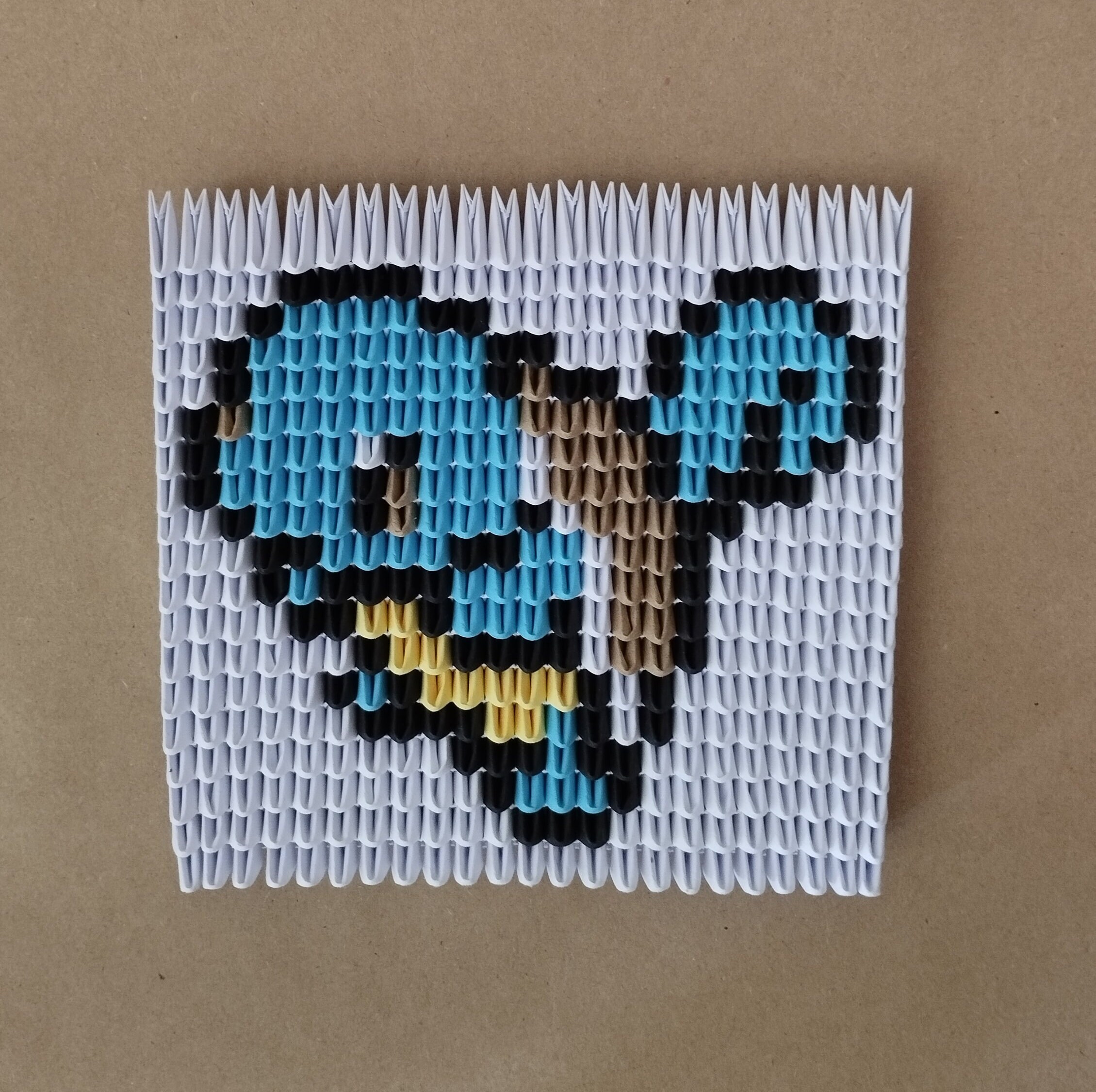 Squirtle Pokemon 3d Origami Painting Home Decorations - Etsy
