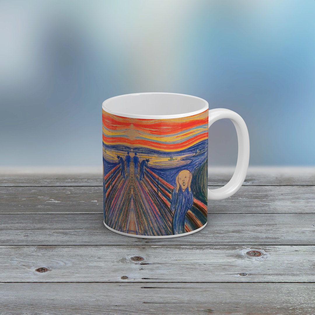 The Scream by Edvard Munch. Famous Artwork Mug/cup Excellent Gift for ...