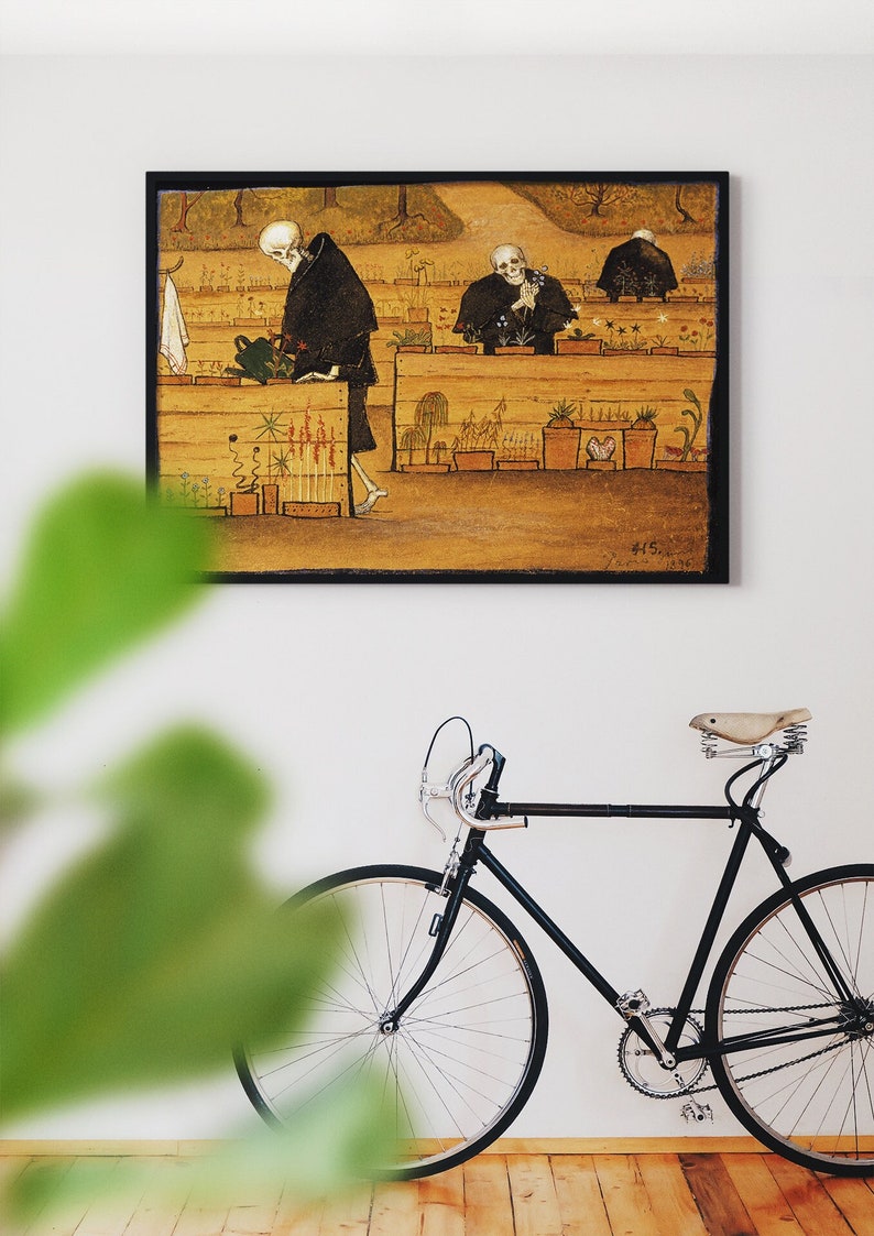 Giclee Museum Luxury Art Print Of: the Garden of Death 1896 by Hugo ...