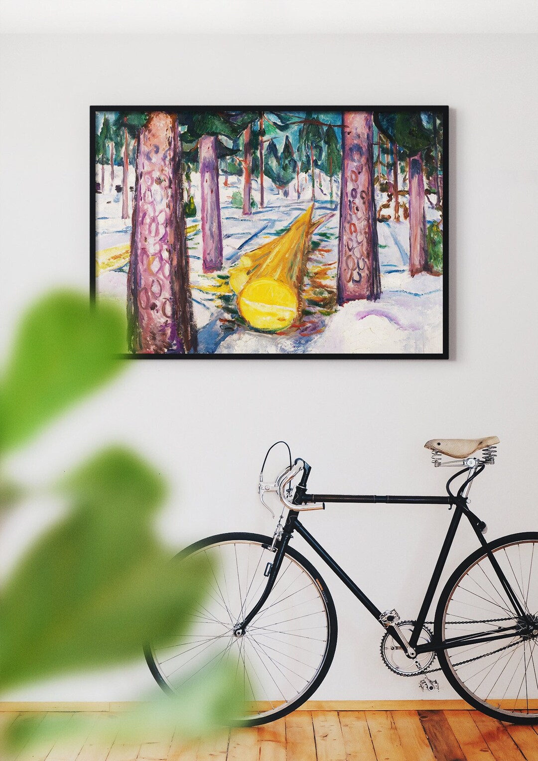 Giclee Museum Luxury Art Print Of: the Yellow Log 1912 by Edvard Munch ...