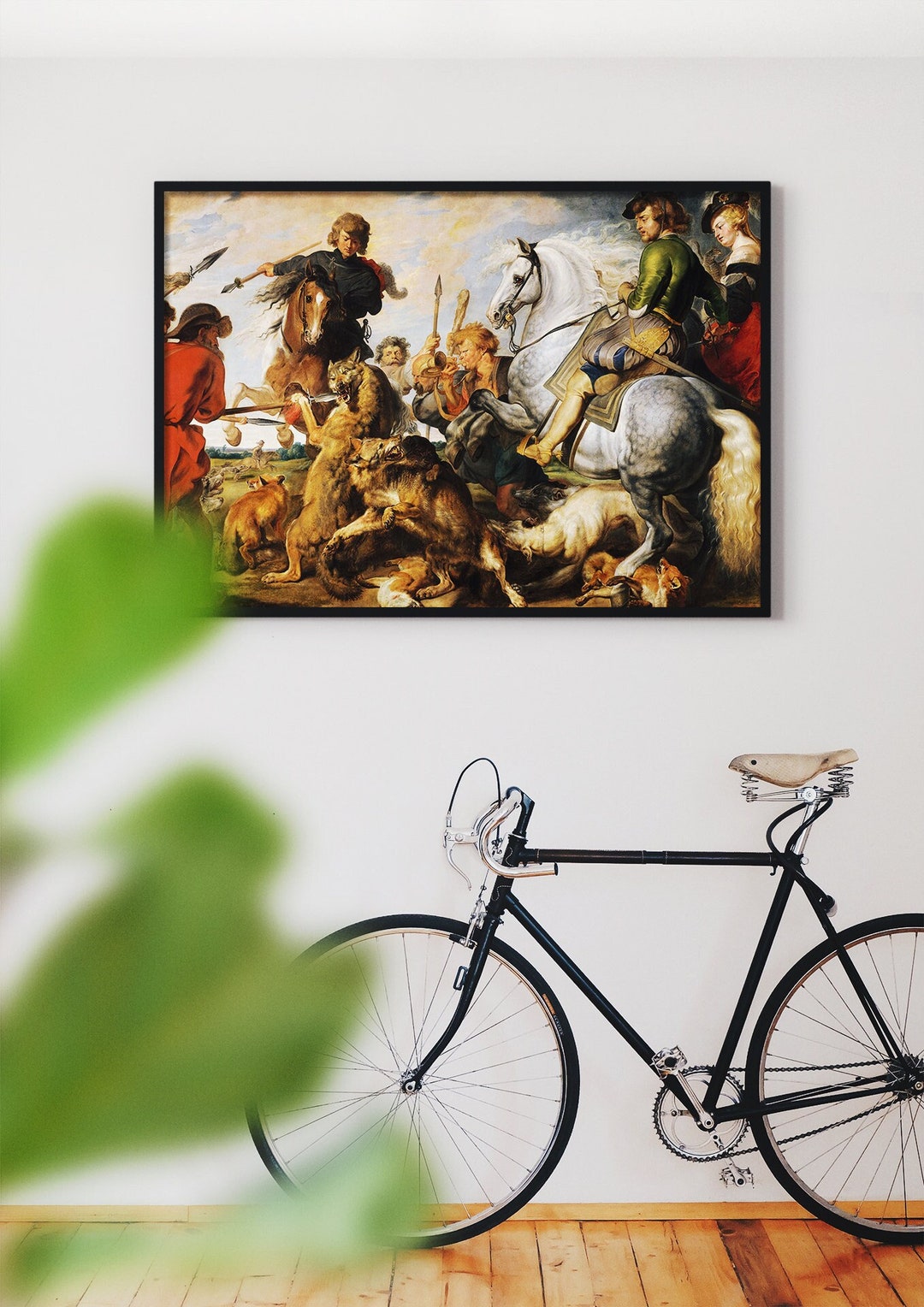 Peter Paul Rubens: Wolf and Fox Hunt. Giclee Museum Luxury Art Print ...