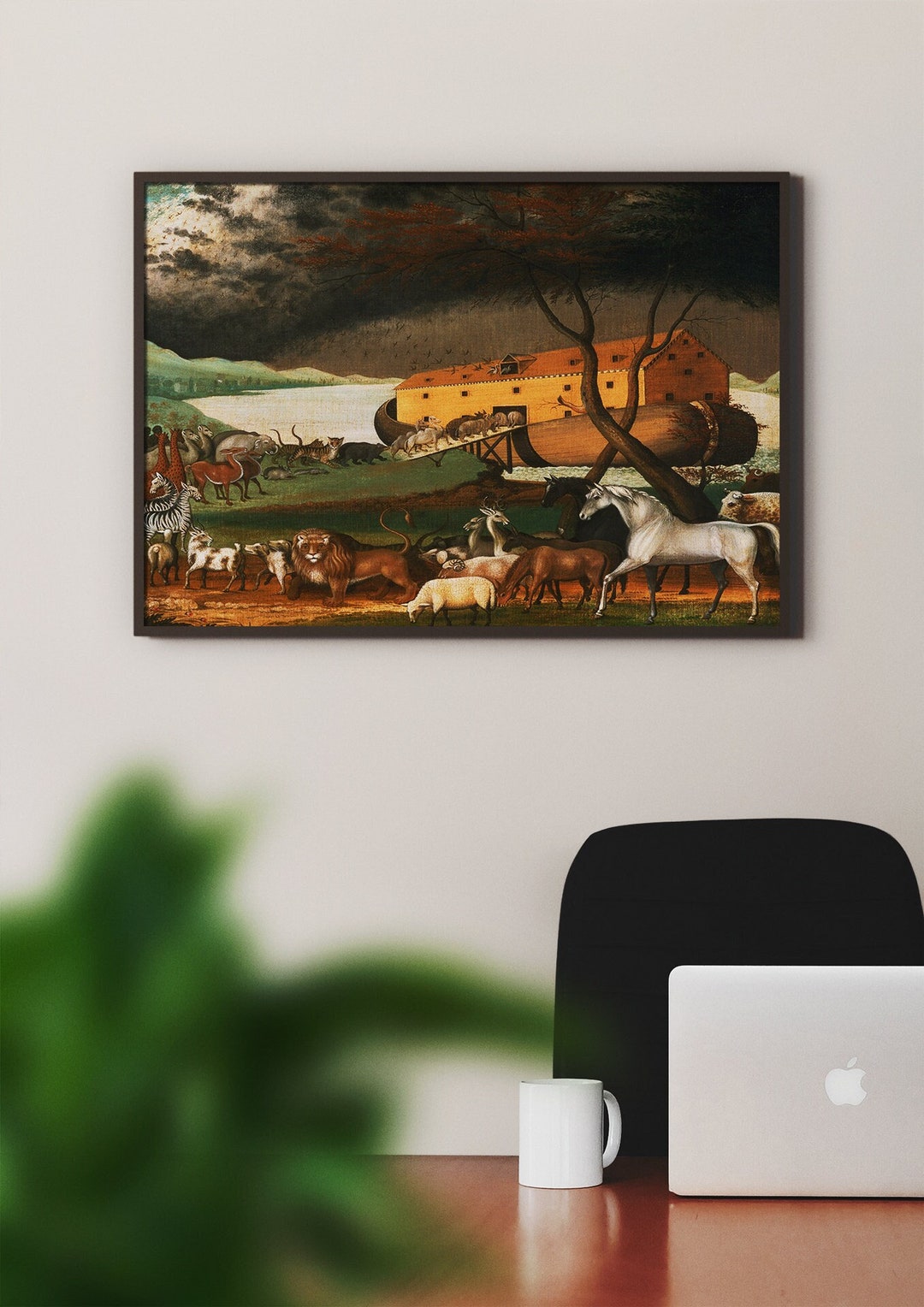 Edward Hicks: Noah's Ark. Giclee Museum Luxury Art Print Photo Poster ...