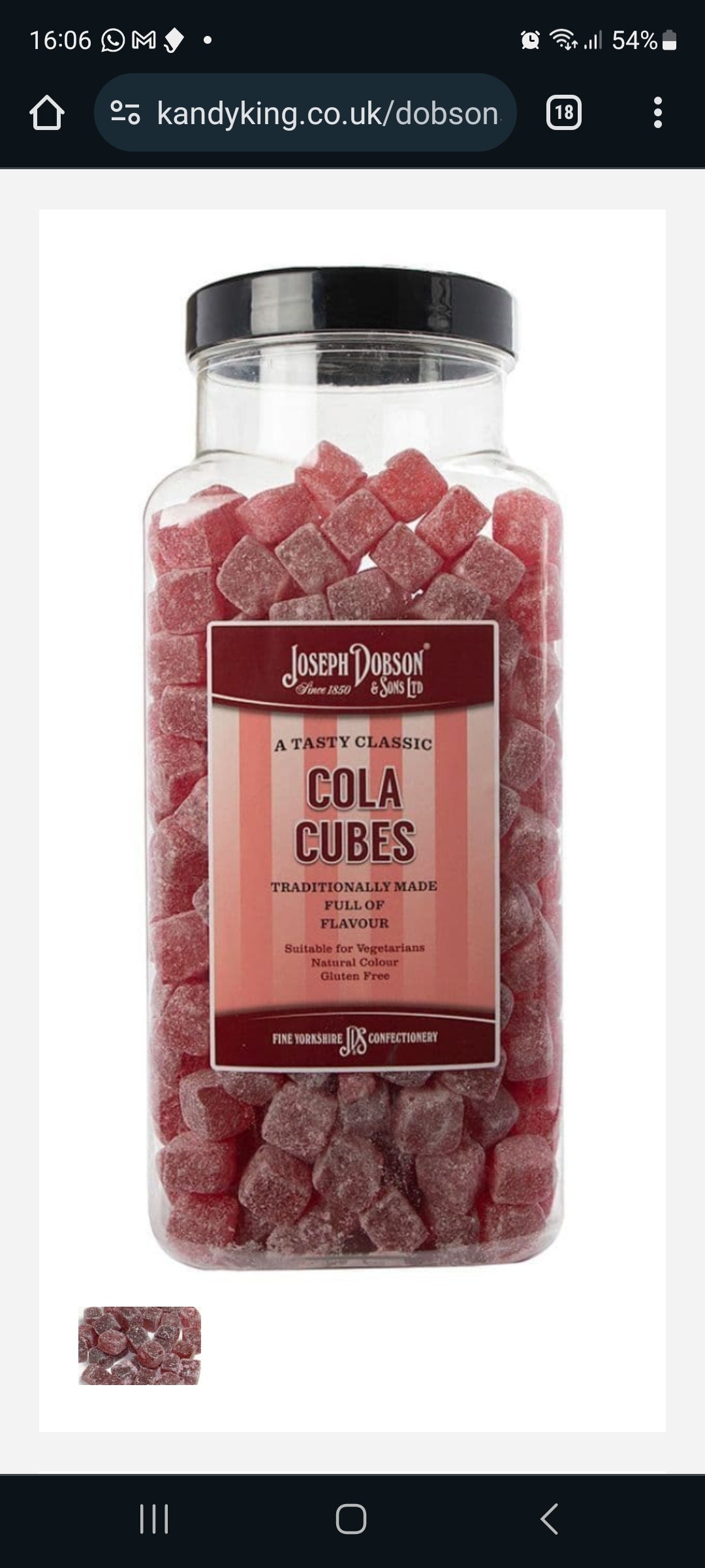Kola Cubes, Traditional Cola Flavour Cubes - Etsy