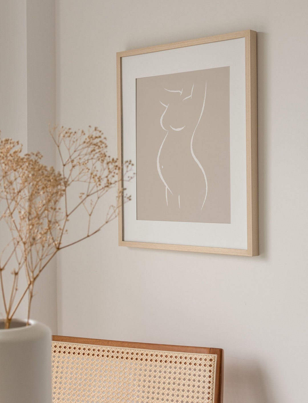 Minimalist Maternity Poster, Pregnancy Wall Art, Modern Baby Bump Print ...