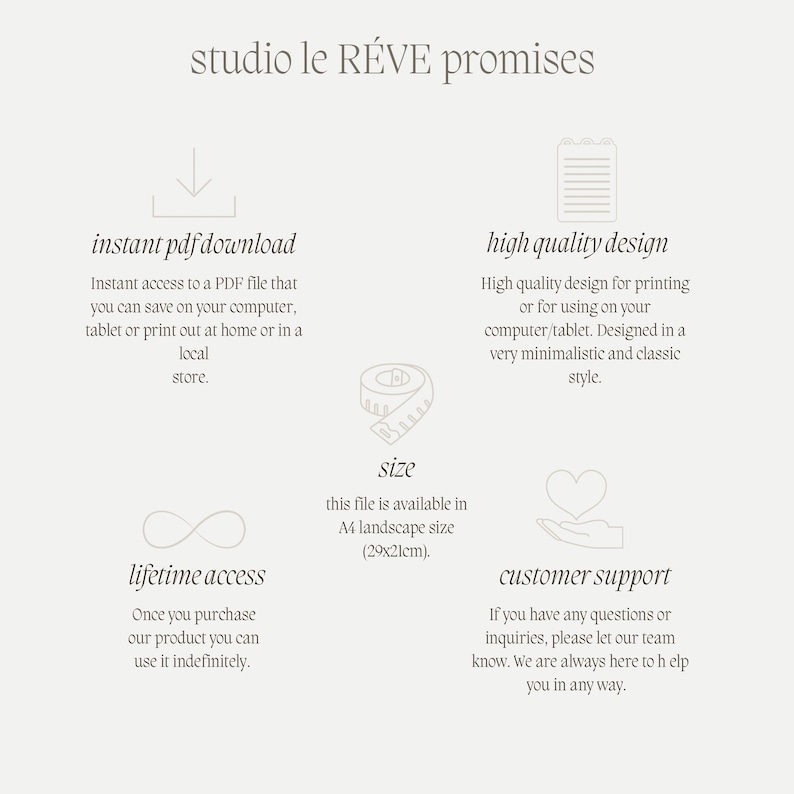 Vision Board Printable Vision Board Planner Simple - Etsy