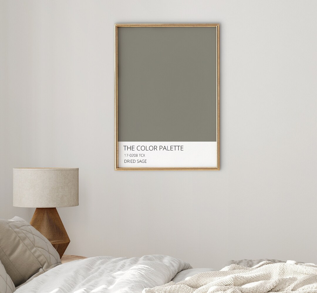 Color Block Print Sage Green Wall Art Prints Sage Green Wall - Etsy