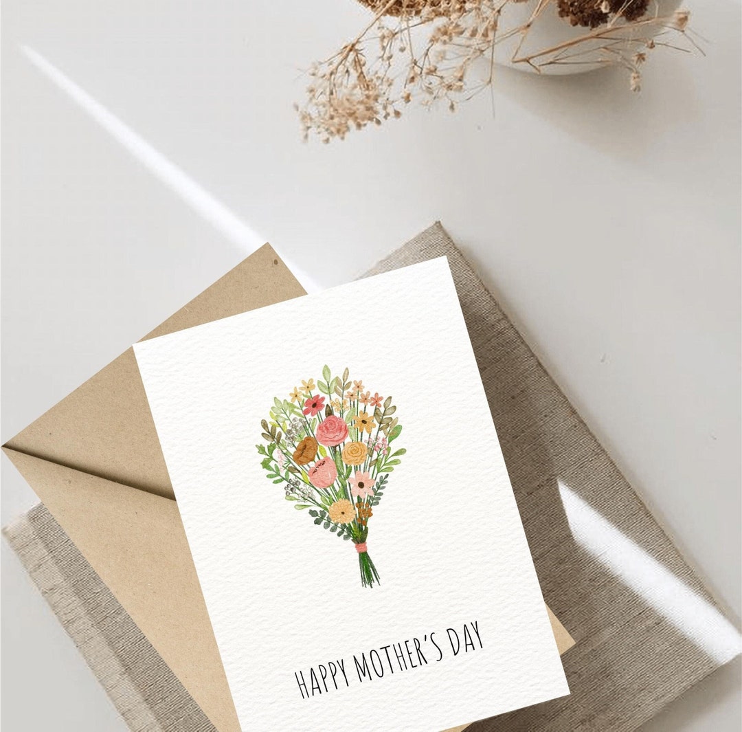 Happy Mother's Day Printable Card, Digital Mothers Day Card, Greeting ...