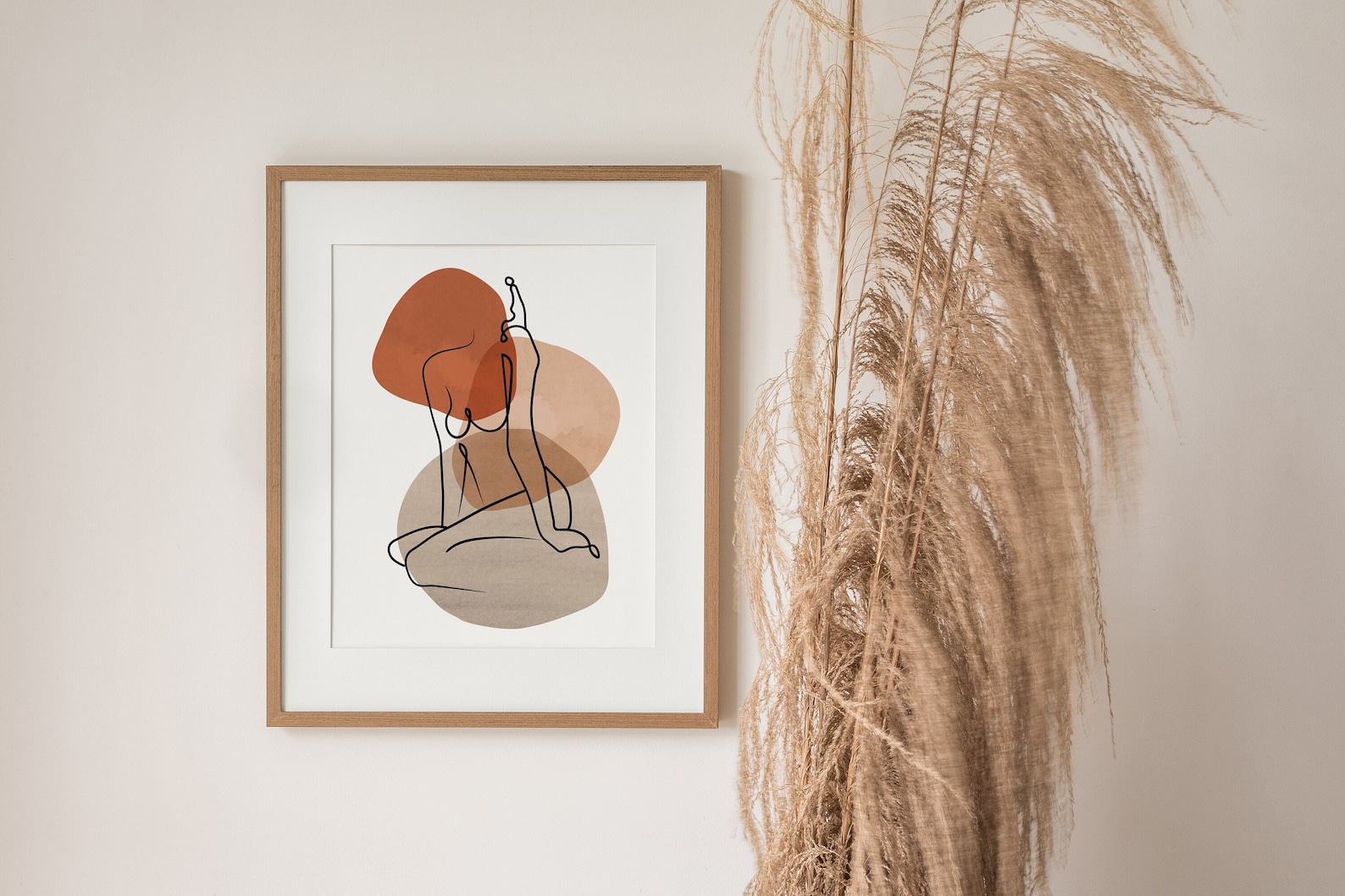 Boho Line Art Prints, Female Body Line, Minimalist Wall Decor, Women's ...