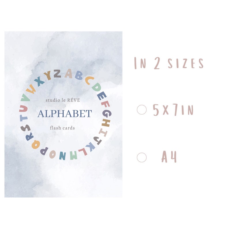 Printable Alphabet Flash Cards, Classroom Decor, Toddlers Preschool ...