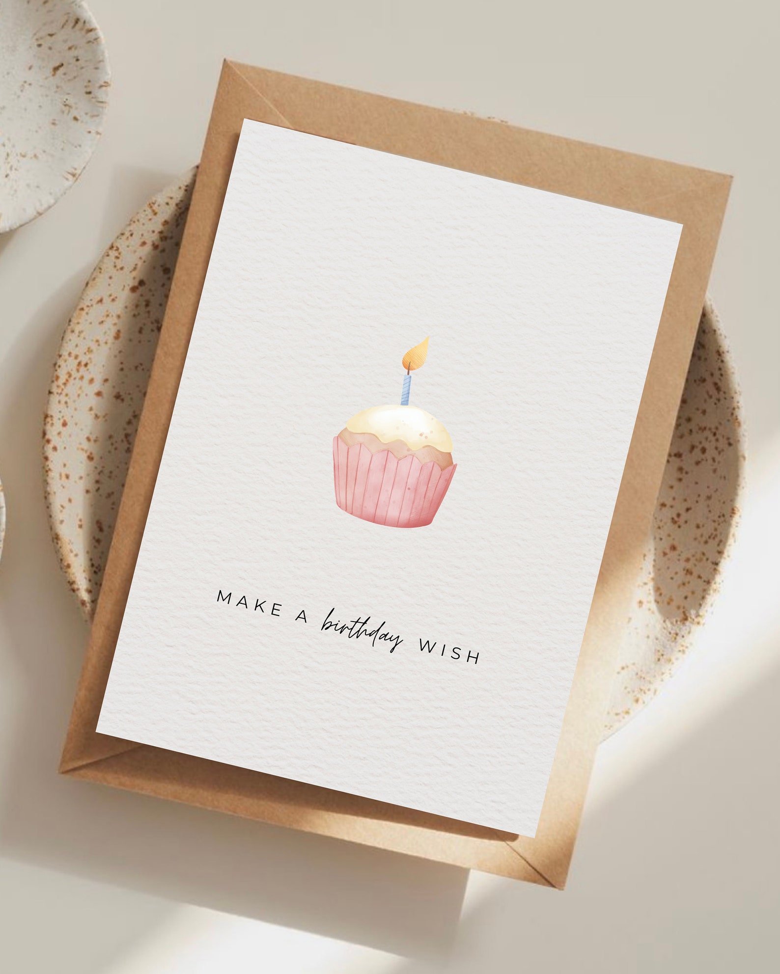 Make a Birthday Wish Printable Birthday Card, Greeting Card ...