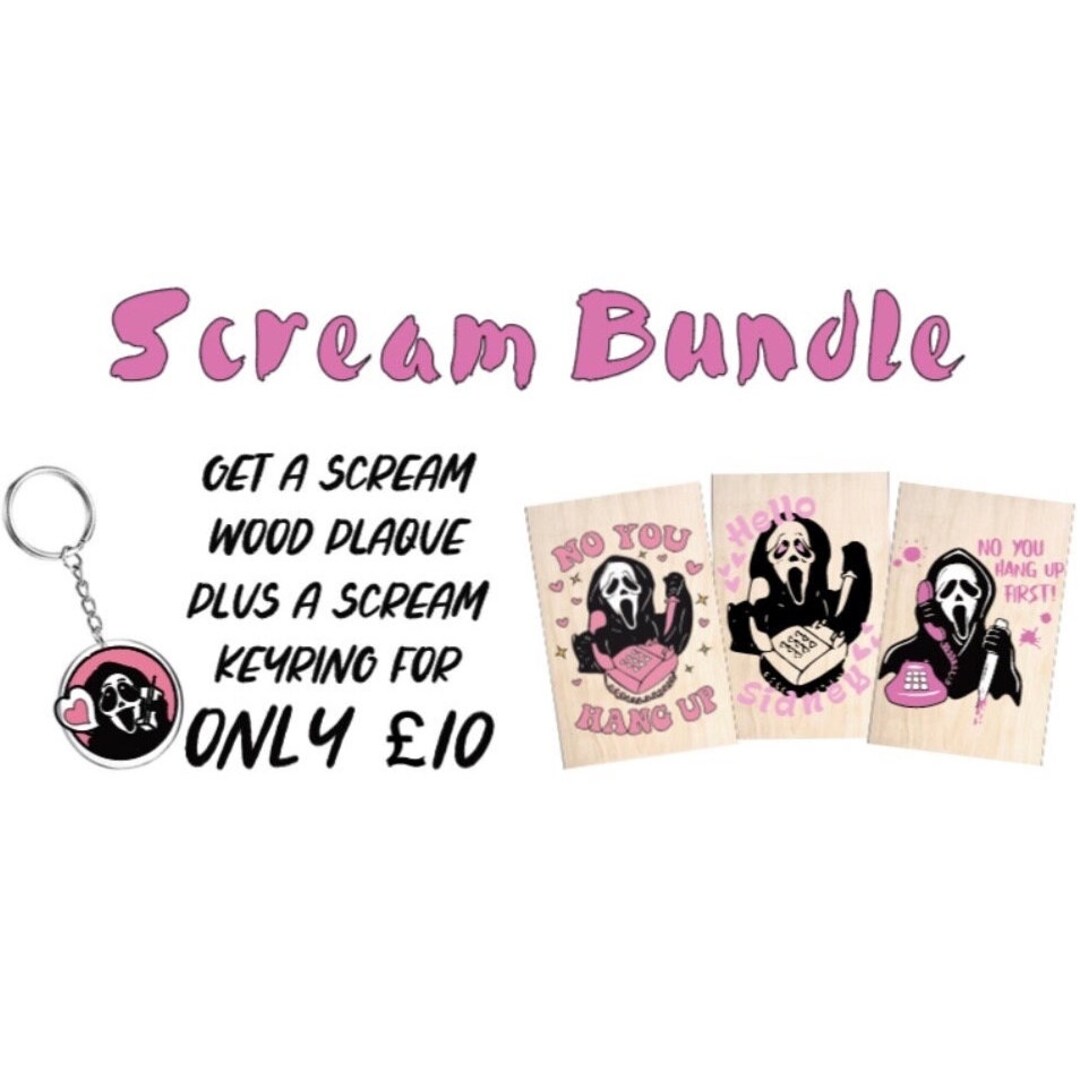 Scream Ghostface Bundle / Funny and Unique Gifts or Decor - Etsy