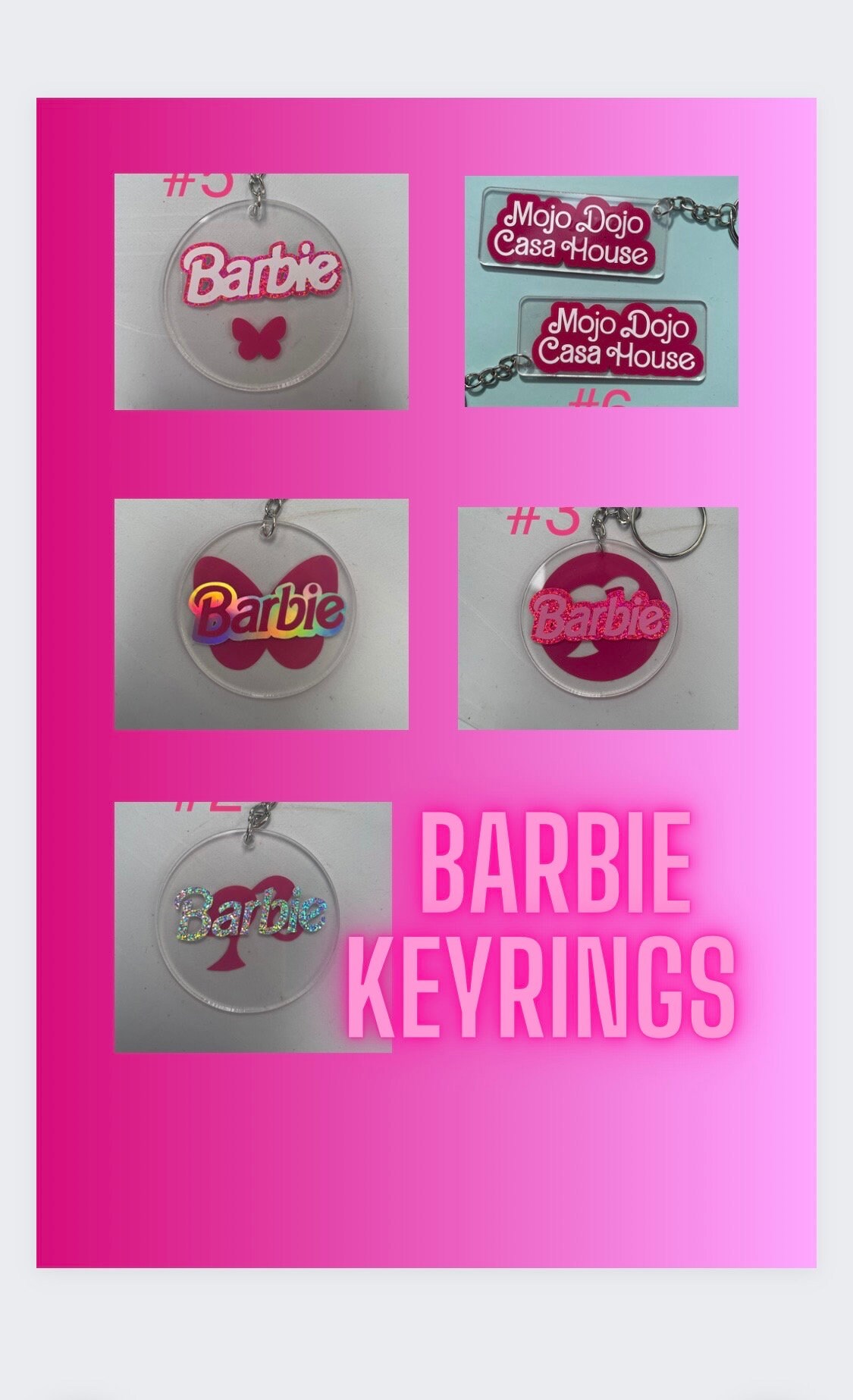 Barbie Keychain / Keyring / Gift - Etsy UK