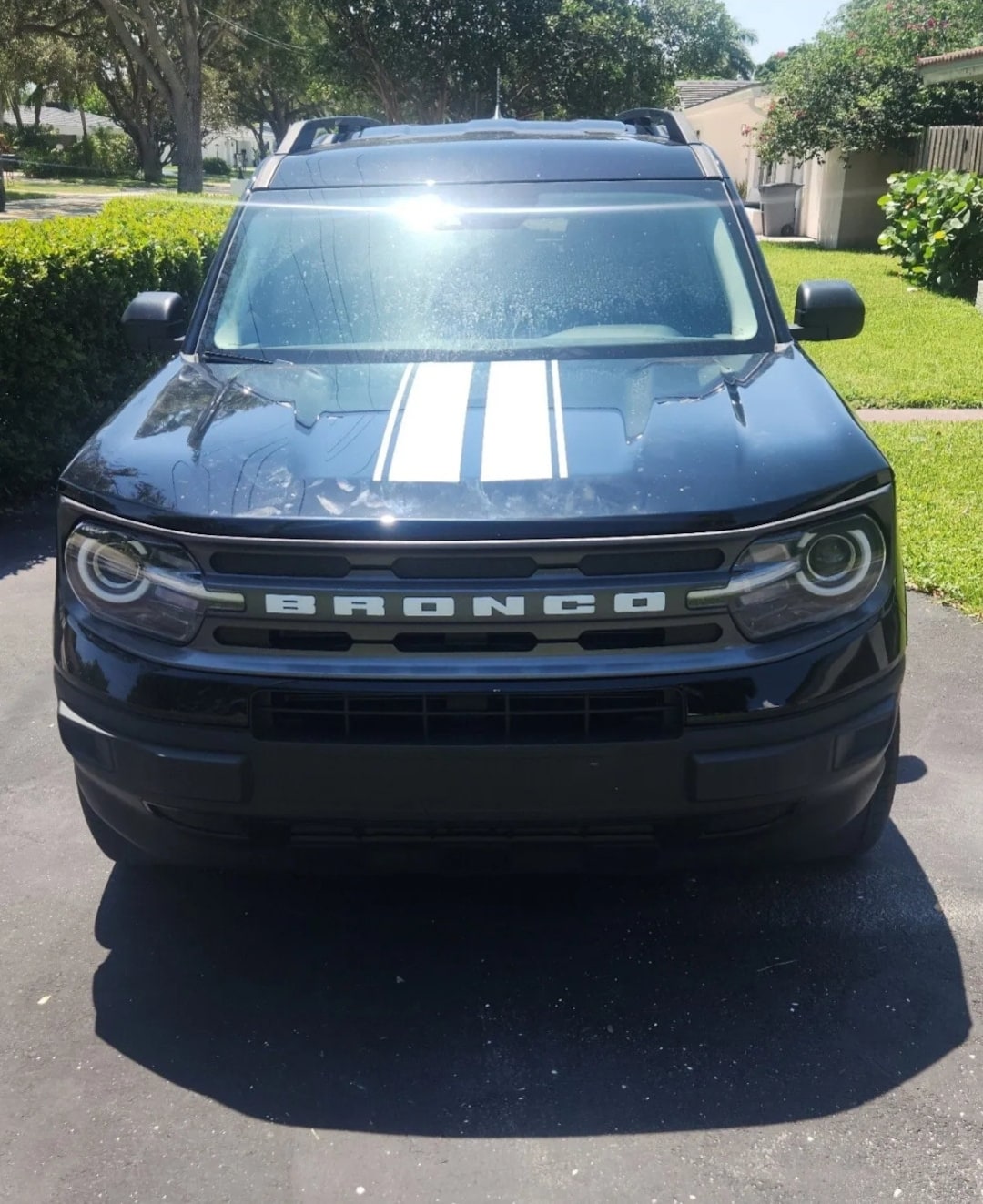 2021+ Ford Bronco Sport Hood Graphic Decal MATTE BLACK - Etsy