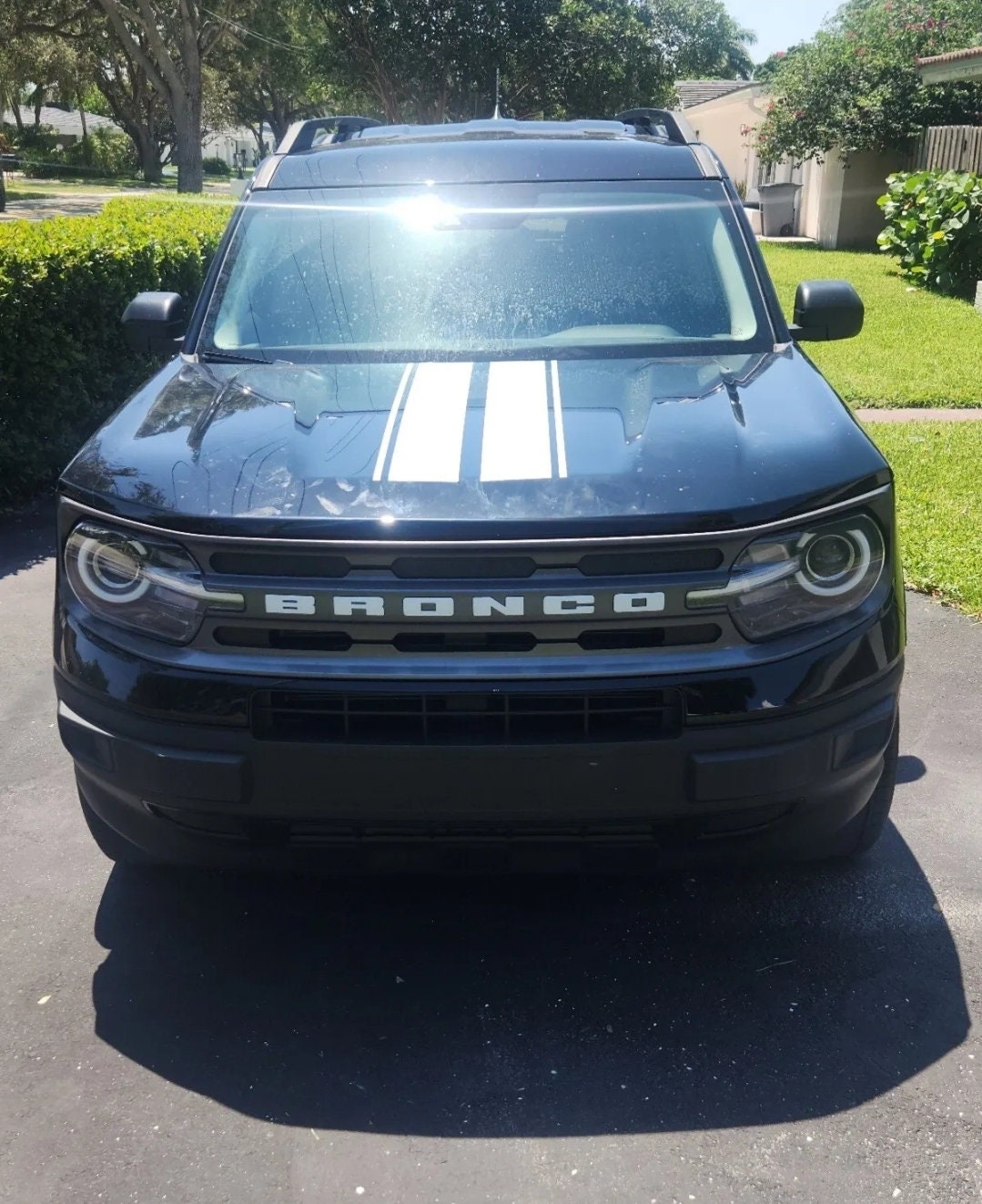 2021 Ford Bronco Sport Hood Graphic Decal MATTE BLACK - Etsy