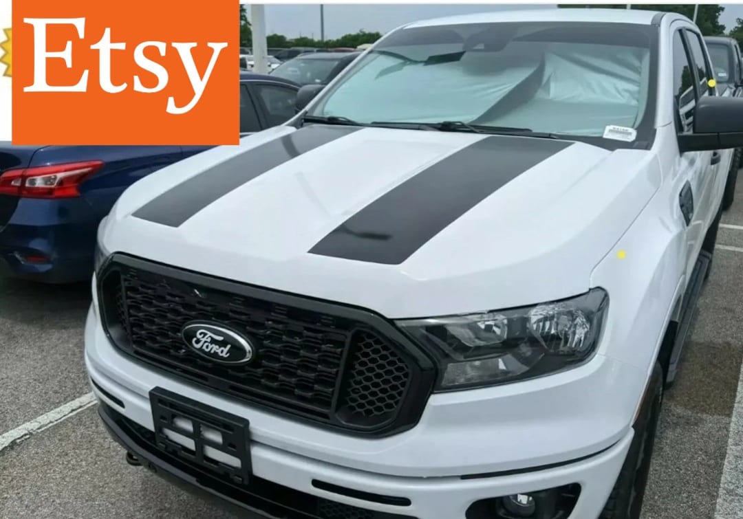 2020 2021 2022 2023 Ford Ranger Vinyl Graphic Decal MATTE BLACK - Etsy
