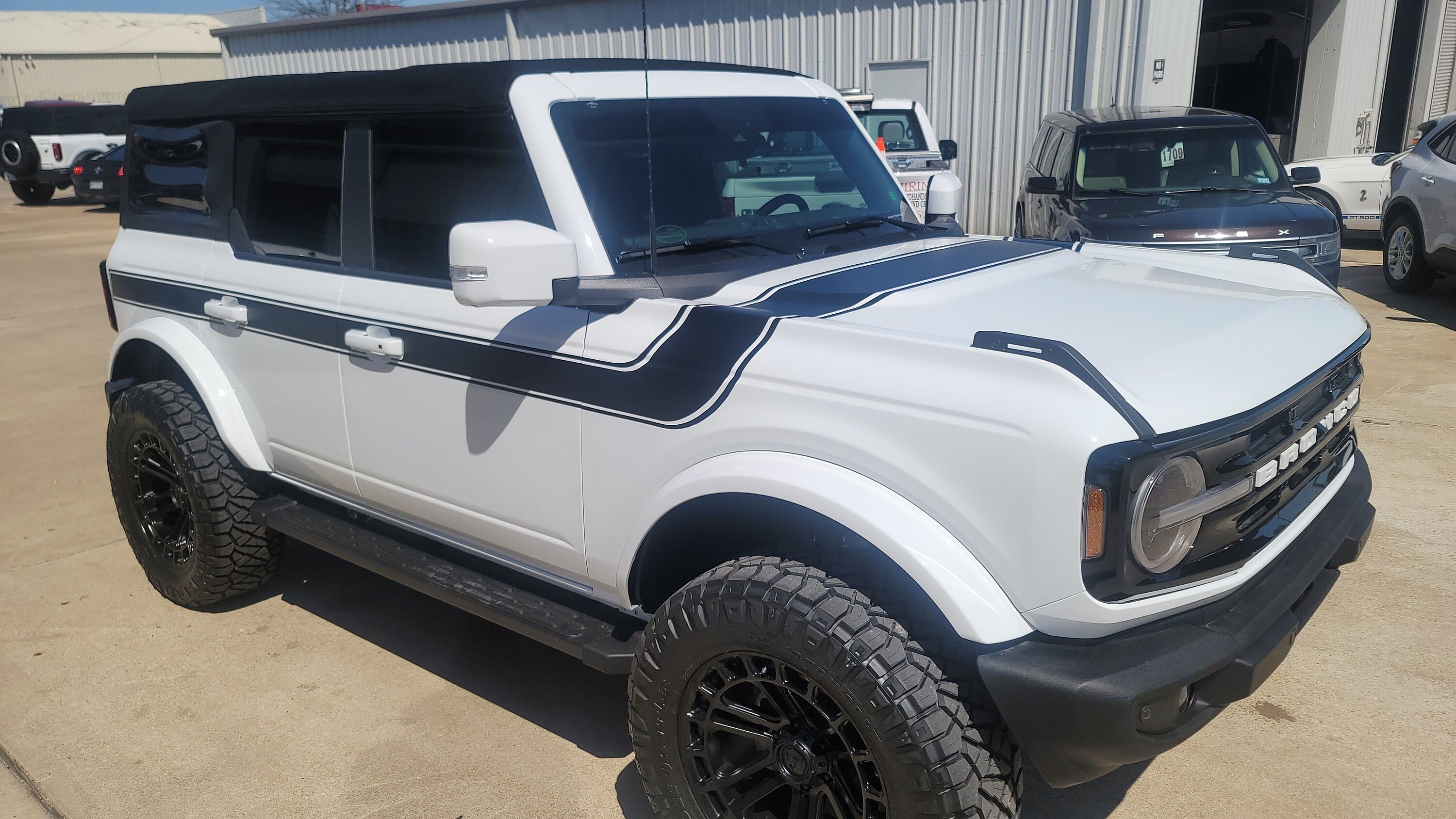 2021 Ford Bronco Retro Full Body Graphic Decal MATTE BLACK - Etsy