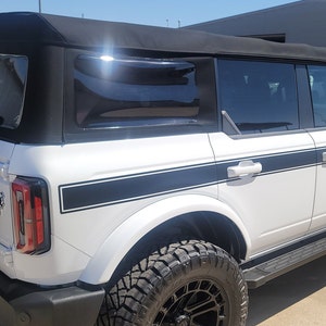 2021+ Ford Bronco Retro Full Body Graphic Decal MATTE BLACK - Etsy