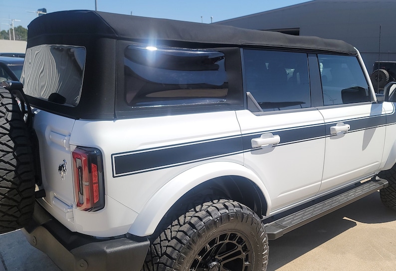 2021+ Ford Bronco Retro Full Body Graphic Decal MATTE BLACK - Etsy