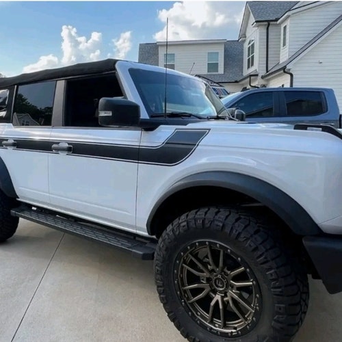 2021 Ford Bronco Retro Full Body Graphic Decal MATTE BLACK - Etsy