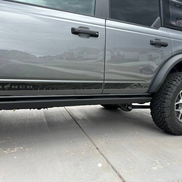 Ford Bronco Rocker Decal - Etsy