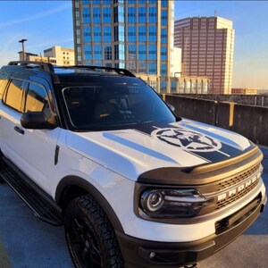 2021+ Ford Bronco Sport Hood Graphic Decal MATTE BLACK - Etsy