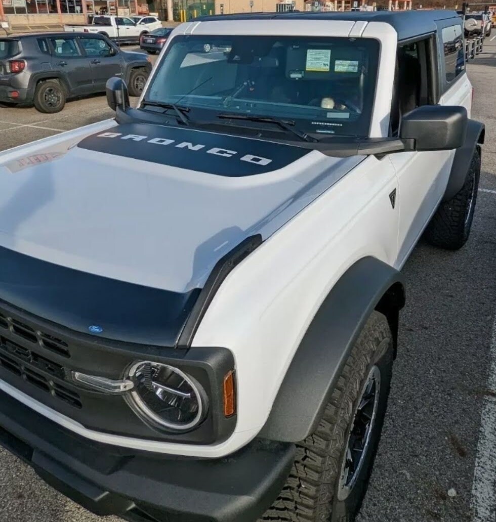 2021+ Ford Bronco Hood Graphic Decal MATTE BLACK - Etsy