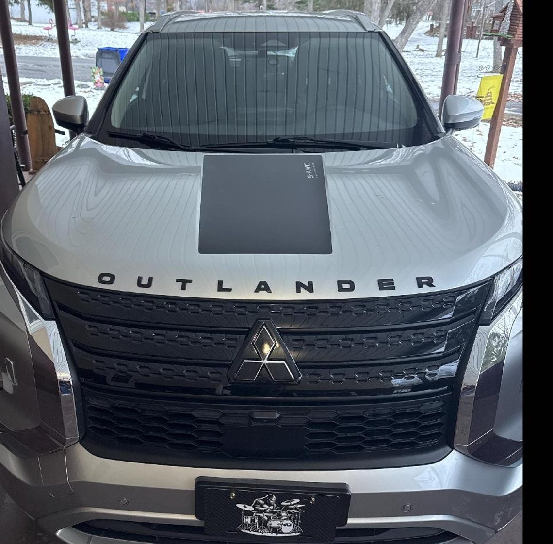 Mitsubishi Outlander Hood Vinyl Decal Graphic 2022+ 2023 2024 2025 - Etsy
