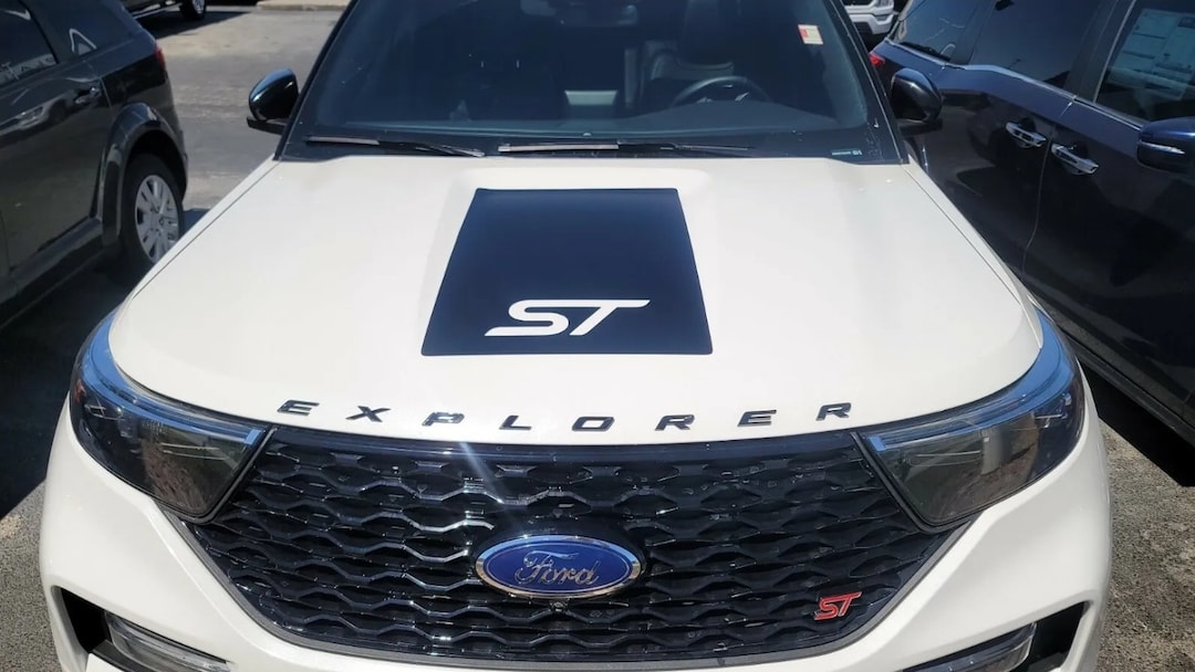 2020 2021 2022 2023 Explorer ST Vinyl Graphic Decal MATTE Black - Etsy