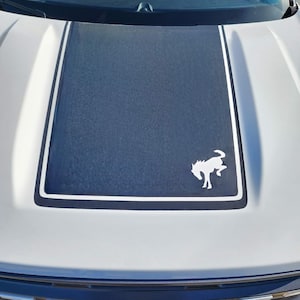 2021+ Ford Bronco Sport Hood Graphic Decal MATTE BLACK - Etsy