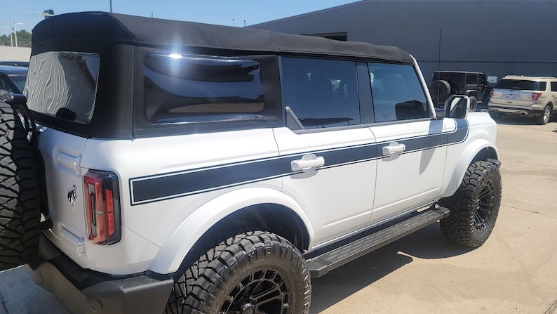 2021 Ford Bronco Retro Full Body Graphic MATTE BLACK - Etsy