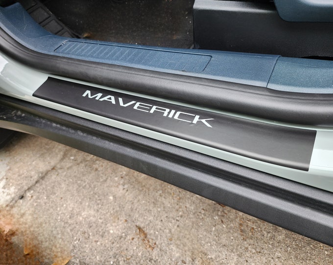 Ford Maverick Door Sill Kit Vinyl Decal Graphic 4X 2022+ 2023 2024 ...