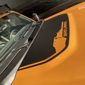 2021 2022 2023 Ford Bronco Hood Graphic Badlands CUSTOM MATTE BLACK - Etsy