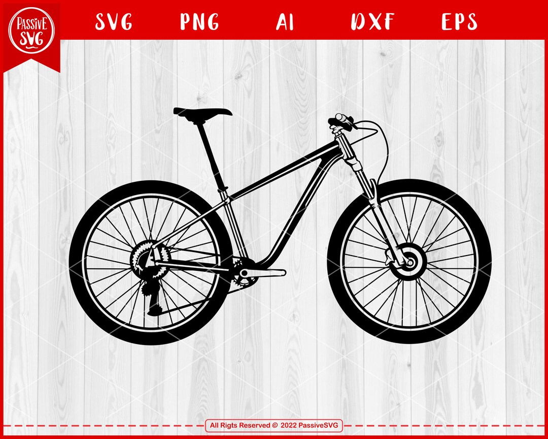 Bike 02 Mountain Bike Svg, Mtb Svg, Mountain Bike Clipart, Bike Svg ...