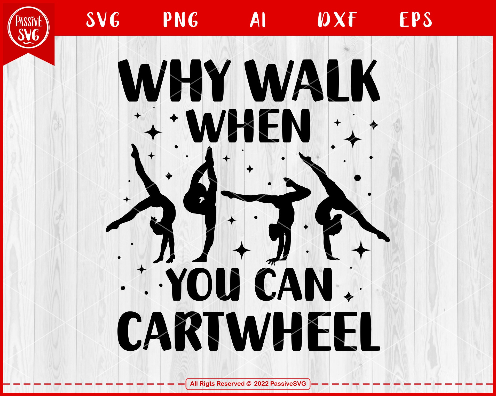 Funny Cartwheel Gymnastics Svg Files, Gymnast Svg, Dance Svg ...