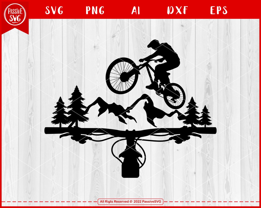 Cool Creative MTB Svg, Mountain Bike Svg, Mountain Bike Clipart, Bike ...