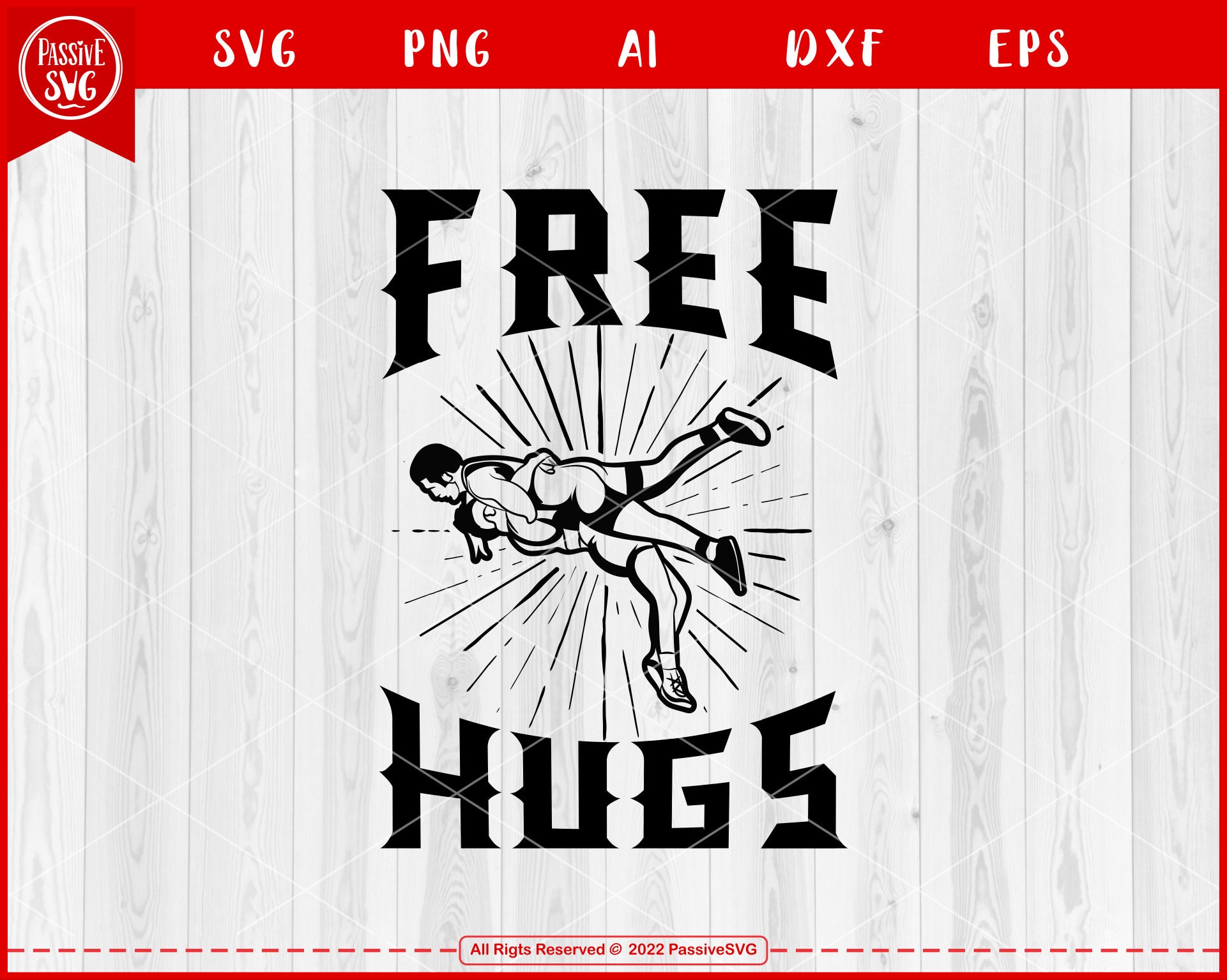 Free Hugs Wrestling Svg, Wrestle Svg, Wrestling Mom Svg, Sports Svg ...