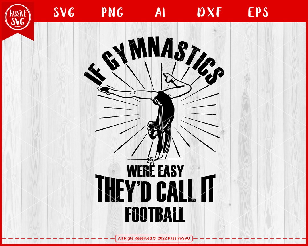 Funny Cartwheel Gymnastics Svg Files, Gymnast Svg, Dance Svg ...