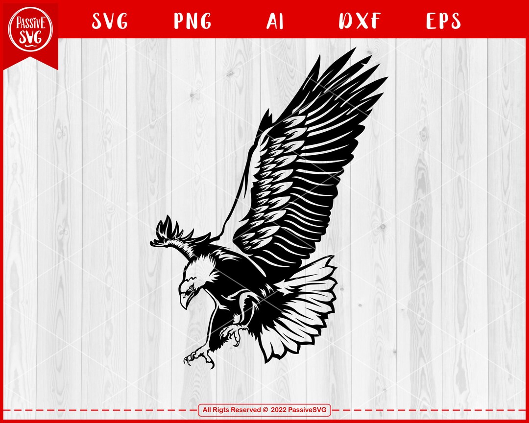 Eagle Svg, Eagle Clipart 03, American Eagle Svg, Eagle Head Svg, Bird ...