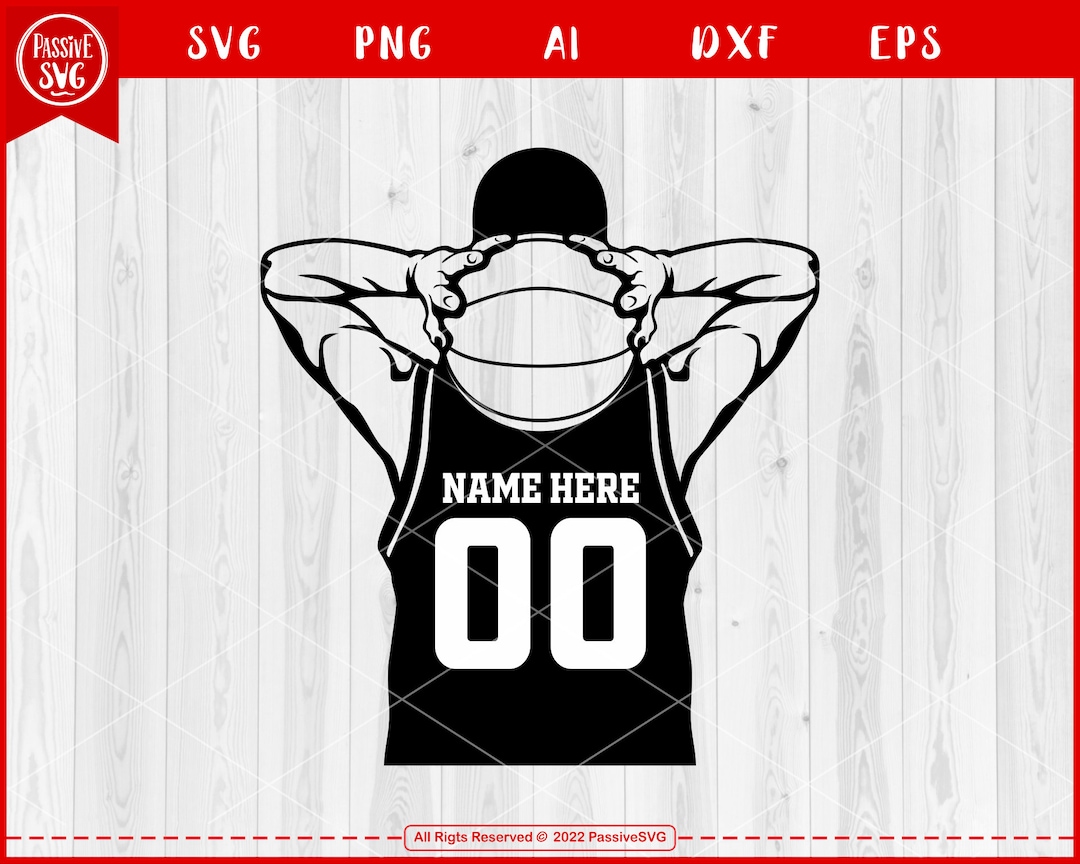 Custom Numbers Basketball Svg Files Basketball Player Svg - Etsy